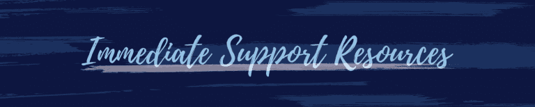 Immediate Support Resources | Student Health and Wellness | Division of ...